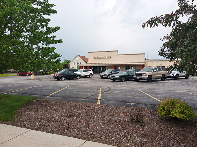 The unassuming exterior hides a treasure trove within. Like a Vegas casino, once you enter this thrift wonderland, you might lose track of time completely.