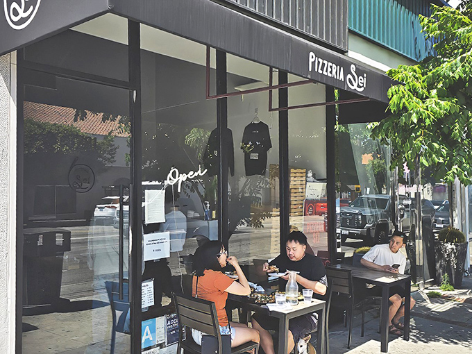 A sleek, minimalist fa&ccedil;ade that whispers rather than shouts&mdash;exactly how the truly confident establishments announce themselves in LA.