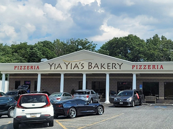 A sunny day at Yia Yia's, where the parking lot is always full for good reason. Sweet tooth emergencies deserve immediate attention!