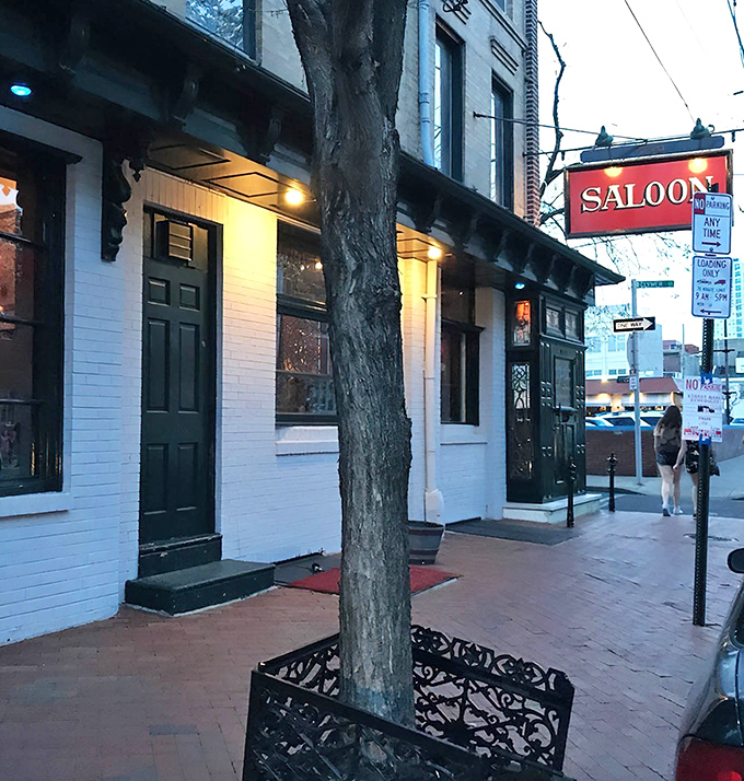 The Saloon's unassuming exterior is Philadelphia's version of a culinary speakeasy&mdash;hiding extraordinary Italian cuisine behind that classic brick fa&ccedil;ade.