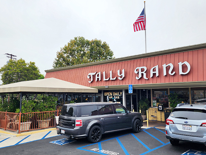 That American flag isn't just decoration&mdash;it's a promise that inside these walls, you'll find the kind of honest-to-goodness American cooking that makes patriotism delicious.