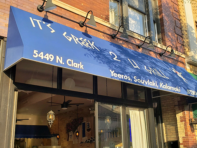 That blue awning on Clark Street isn't just a sign&mdash;it's a portal to the Mediterranean hiding in plain sight in Andersonville.