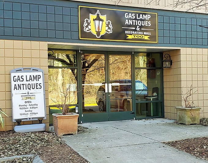 Even in winter, GasLamp's entrance promises warmth inside&mdash;not just from heating, but from the glow of nostalgia waiting beyond those doors.