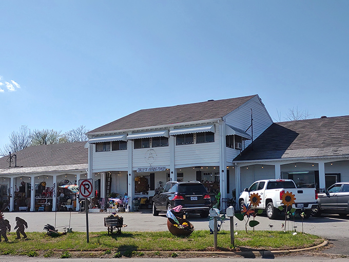The white clapboard exterior of Circle "A" Antique Mall might look unassuming, but inside lurks a treasure hunter's paradise waiting to be explored.
