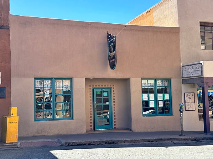 Tia Sophia's unassuming adobe exterior belies the culinary treasures within. Like a good book, this place teaches us never to judge by the cover.