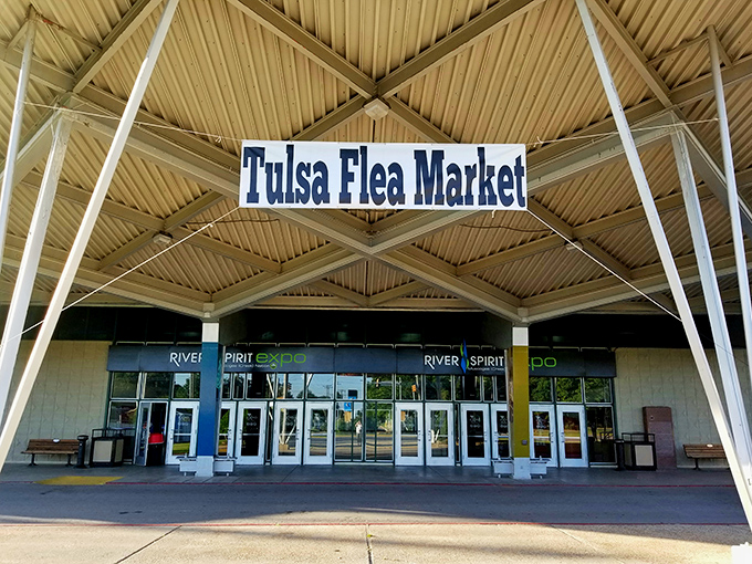 The Tulsa Flea Market welcomes bargain hunters with open doors and endless aisles of unexpected treasures.