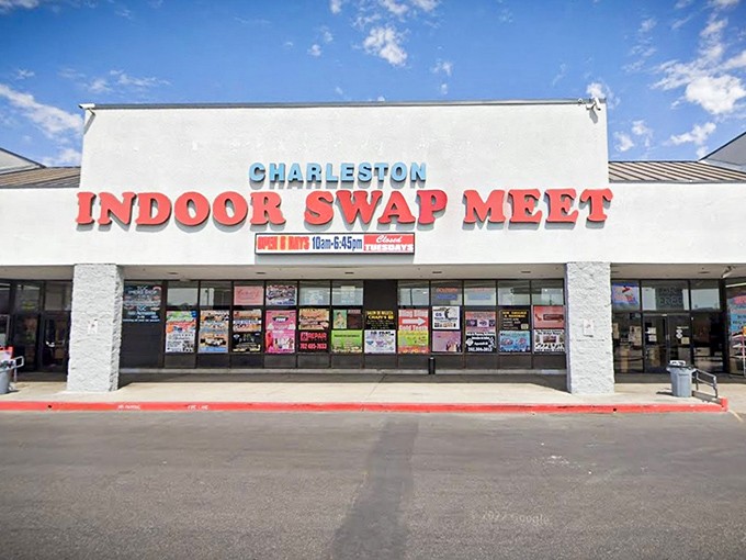 The modest exterior of Charleston Indoor Swap Meet conceals a treasure trove inside&mdash;Nevada&rsquo;s own hidden gateway to bargain heaven.