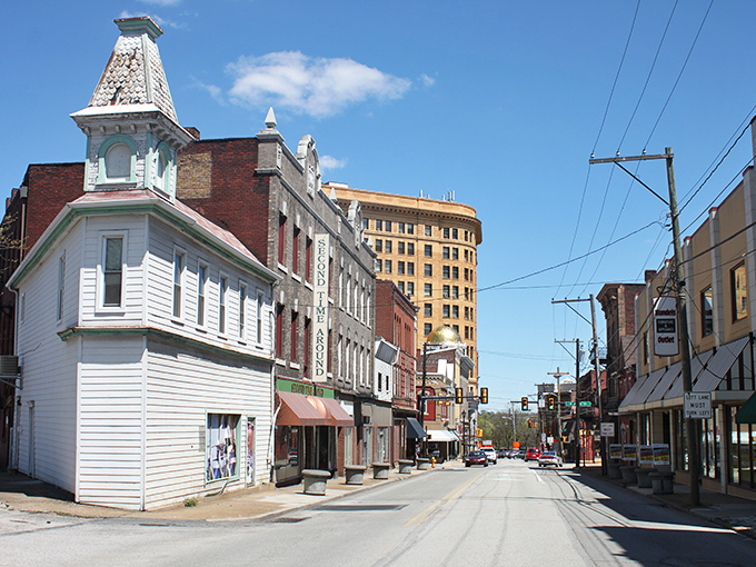 Uniontown's historic downtown showcases architectural treasures from its prosperous past, where ornate facades tell stories spanning centuries.