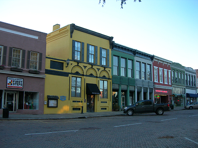 Those candy-colored storefronts aren't trying to impress anyone &ndash; they're just naturally this charming, like your favorite neighbor's garden.
