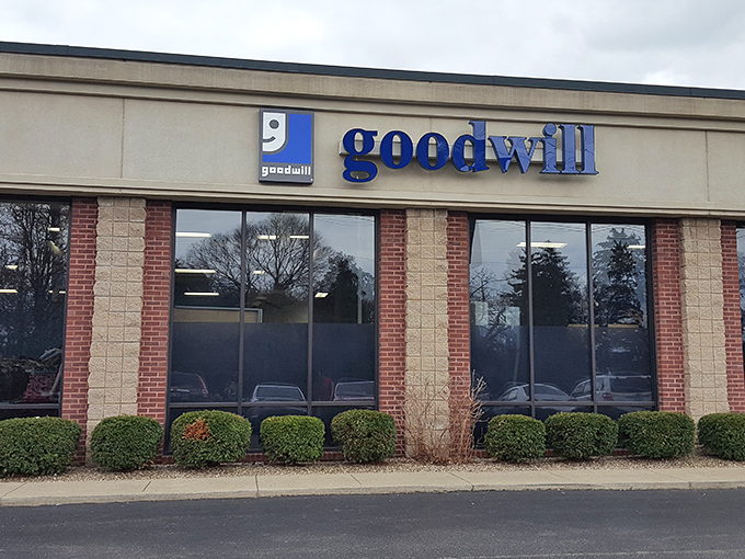 That iconic blue smile beckons bargain hunters like a lighthouse for the fiscally responsible. The thrill of the hunt begins here.