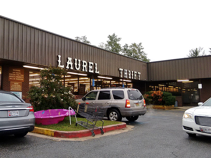 The unassuming exterior of Laurel Thrift belies the wonderland within&mdash;like finding the wardrobe to Narnia in a strip mall. 
