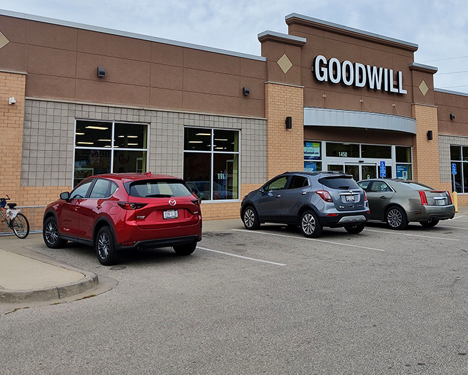 The unassuming exterior of Winona's Goodwill belies the treasure trove within. Like a Vegas casino, once you're inside, you'll lose all track of time.