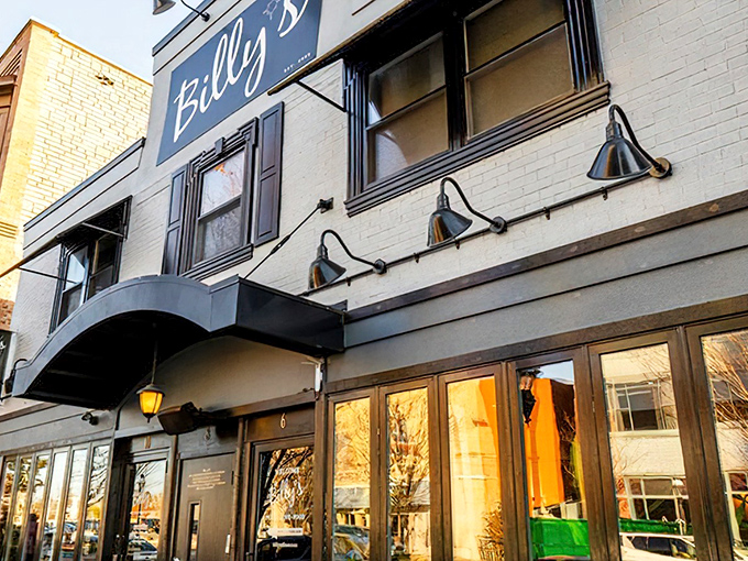 Billy's welcoming fa&ccedil;ade stands as a beacon of comfort food promise in downtown Bethlehem, where breakfast dreams come true daily. 