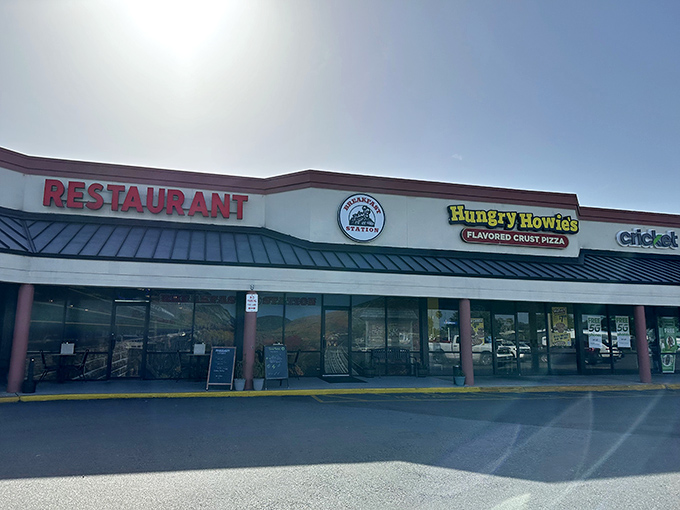 The unassuming strip mall exterior of Breakfast Station might not scream "culinary destination," but as any breakfast aficionado knows, the best morning meals often hide in plain sight.