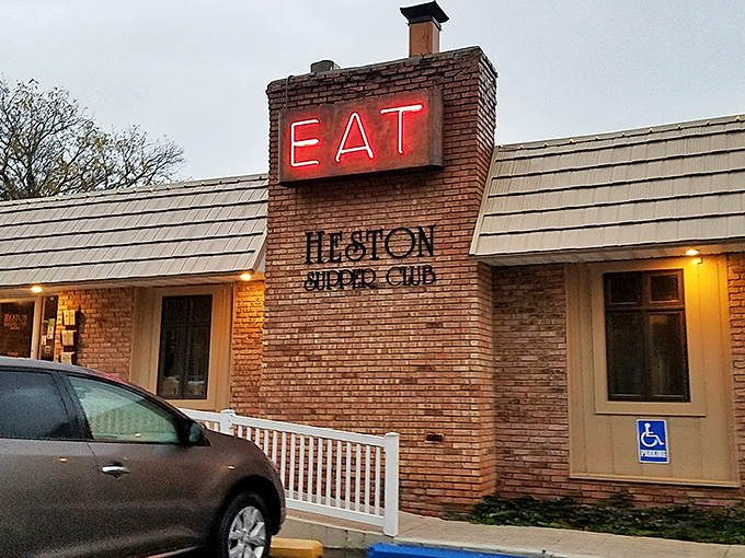 That glowing pink "EAT" sign isn't just a suggestion &ndash; it's practically a command you'll be thrilled to follow.
