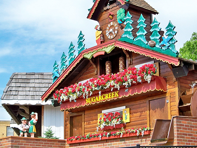 The World's Largest Cuckoo Clock isn't just big&mdash;it's a full-blown wooden symphony of Swiss charm, complete with flower boxes that would make any Alpine grandmother proud.