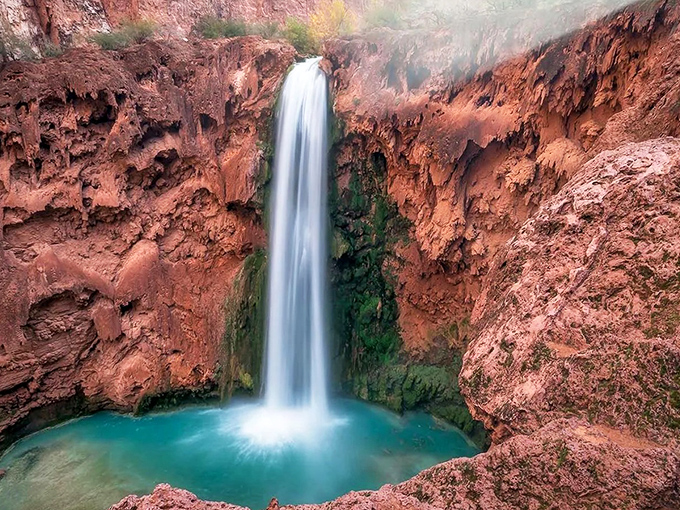 Behold the 200-foot cascade that makes every other waterfall feel like it needs to try harder.