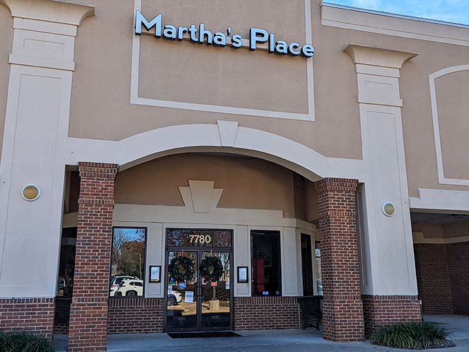 A closer look at the entrance reveals the gateway to comfort food paradise&mdash;where diet plans go to die and elastic waistbands become your best friend.