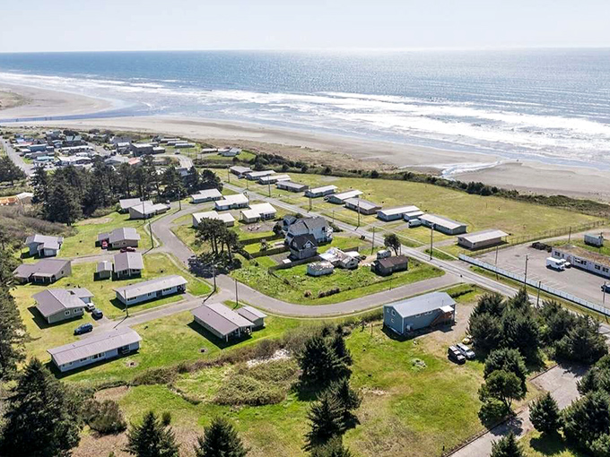 Coastal living at its finest! Pacific Beach's quaint homes nestle between verdant fields and the vast Pacific, where relaxation isn't just suggested&mdash;it's mandatory.