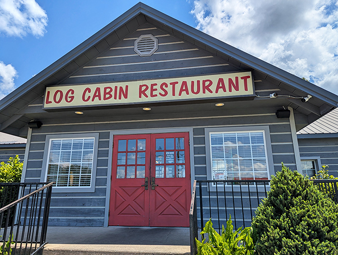 Those crimson barn doors aren't just for show &ndash; they're your gateway to some seriously satisfying Southern comfort food.