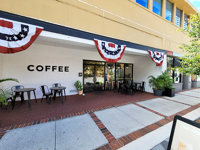 The unassuming exterior of Craft & Common belies the culinary treasures within. Like finding a secret passage in downtown Orlando.
