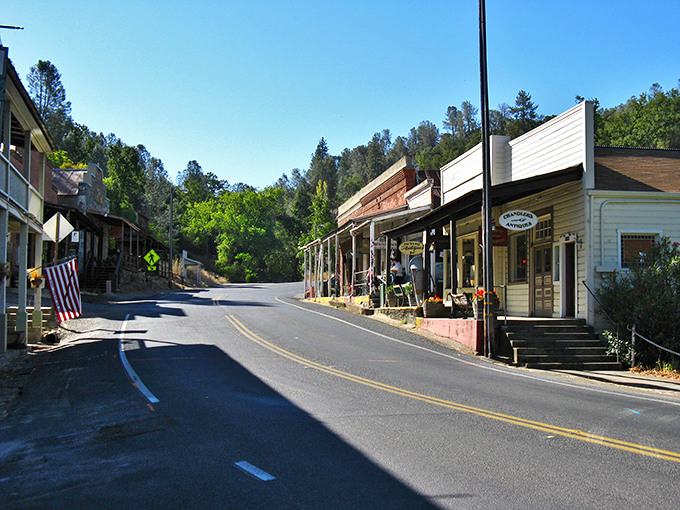 Main Street simplicity at its finest—where Gold Rush history meets small-town charm in a walkable slice of California's past.