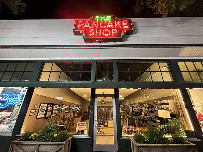 That glowing neon sign isn't just advertising&mdash;it's a beacon calling breakfast lovers home to Hot Springs' finest morning destination.