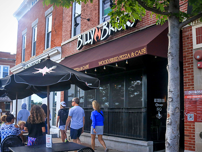 The charming brick facade of Billy Bricks welcomes hungry visitors to downtown Wheaton like an old friend inviting you over for dinner.