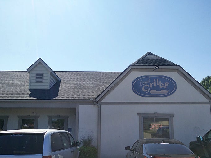 Blue skies and blue signage welcome hungry visitors to this Canal Fulton institution. No pretension, just the promise of honest-to-goodness deliciousness.