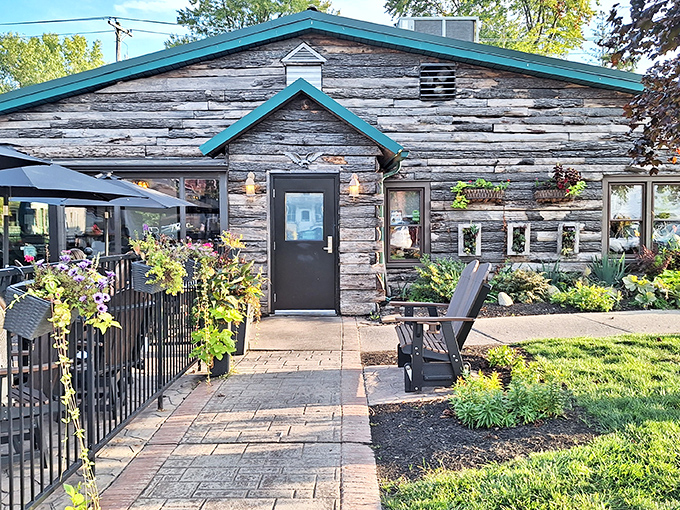 The rustic log cabin exterior of The Whitehouse Inn isn't just charming&mdash;it's a time portal to when meals were events and calories didn't count on special occasions.