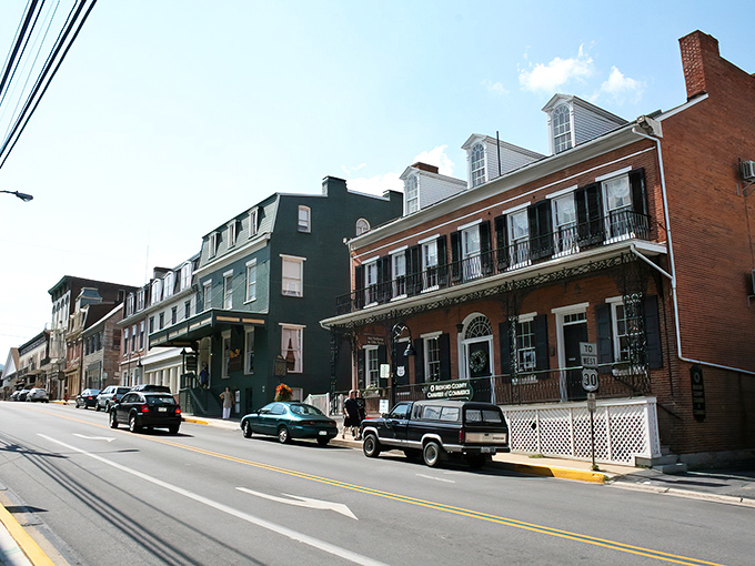 Bedford's historic streetscape feels like time travel without the DeLorean&mdash;brick buildings and ornate balconies transport you to a simpler era.