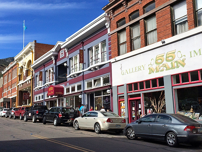 Gallery Row showcases Bisbee's artistic soul, where mining town grit transformed into creative gold. Even the storefronts are works of art in this hillside haven.