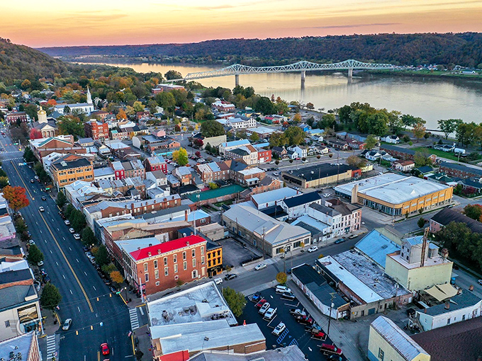 Golden hour hits Madison's historic downtown like a love letter from the past, proving some views never go out of style.