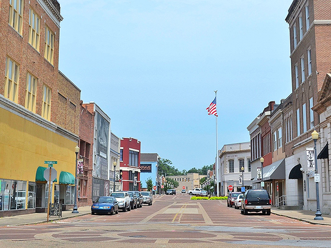 Downtown Laurel's streets whisper stories of simpler times, where your retirement dollars stretch like Sunday afternoon shadows.
