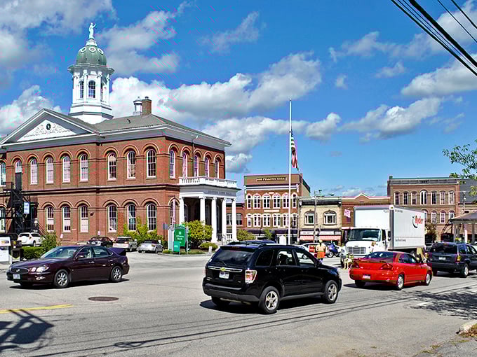 Exeter's Town Hall commands attention with its stately brick presence and gleaming white cupola&mdash;architectural eye candy that would make Thomas Jefferson nod approvingly.