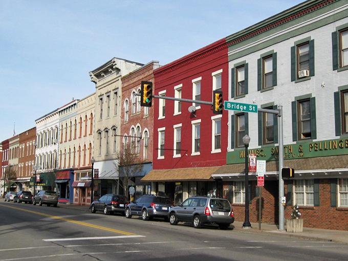Towanda's Main Street looks like it was plucked straight from a Norman Rockwell painting, with colorful historic buildings standing shoulder to shoulder.