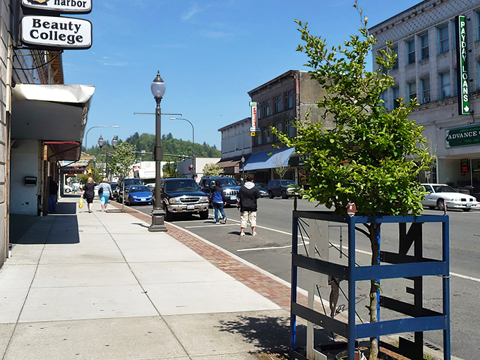 Downtown Aberdeen's streets blend small-town charm with historic architecture, where locals still greet each other by name.
