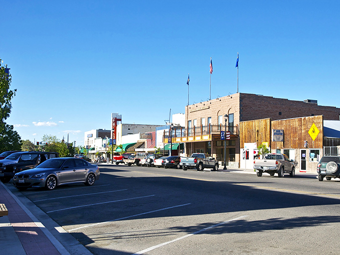 Downtown Fallon's storefronts stand like sentinels of small-town charm, where your retirement dollars stretch further than your patience did during rush hour commutes.