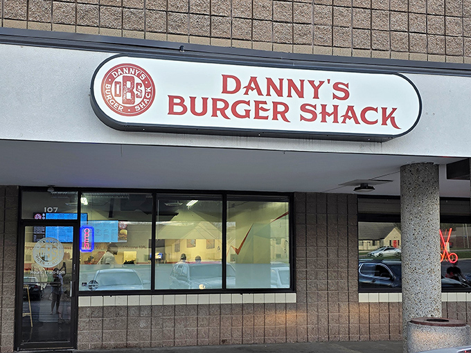 The unassuming storefront of Danny's Burger Shack promises no frills, just thrills for your taste buds. Kansas City's burger sanctuary awaits.