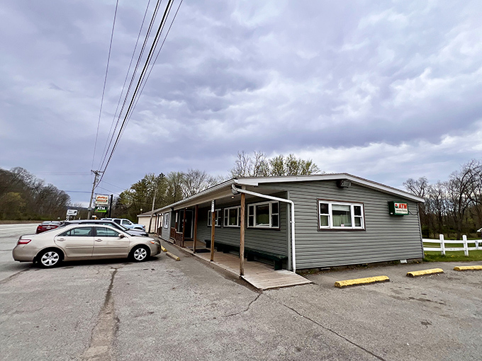 The unassuming exterior of Ruthie's Diner proves once again that culinary treasures often hide in plain sight. Pennsylvania's answer to comfort food paradise.