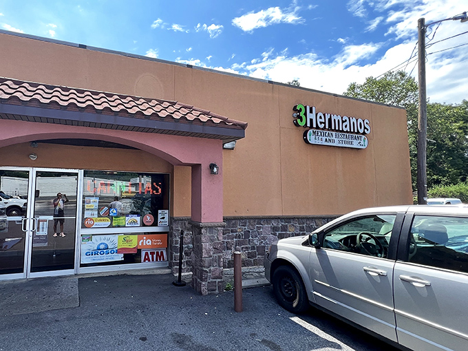 Sunshine bathes the welcoming façade, where hungry Pennsylvanians discover that great Mexican food doesn't need a passport to be authentic.