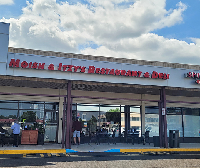 Modern meets timeless in this strip mall gem where culinary magic happens daily beneath those red letters.