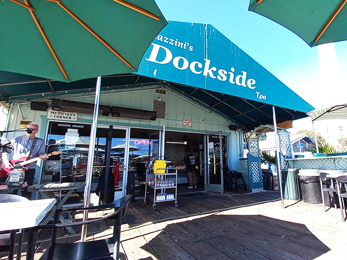 Tognazzini's turquoise exterior isn't just a building&mdash;it's a beacon for hungry travelers seeking the authentic taste of California's Central Coast.