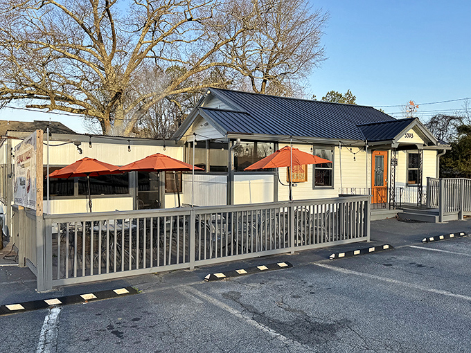The unassuming exterior of Big Shanty Smokehouse proves once again that the best barbecue joints don't waste money on fancy architecture&mdash;they invest in smokers instead.