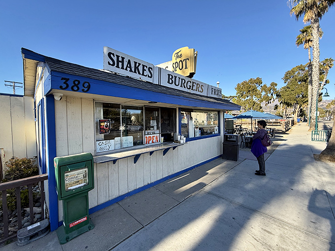 The Spot keeps it simple with a classic walk-up window where pretension goes to die.