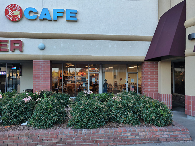 That unassuming storefront is hiding some of the best breakfast in Northern California, trust me on this one.