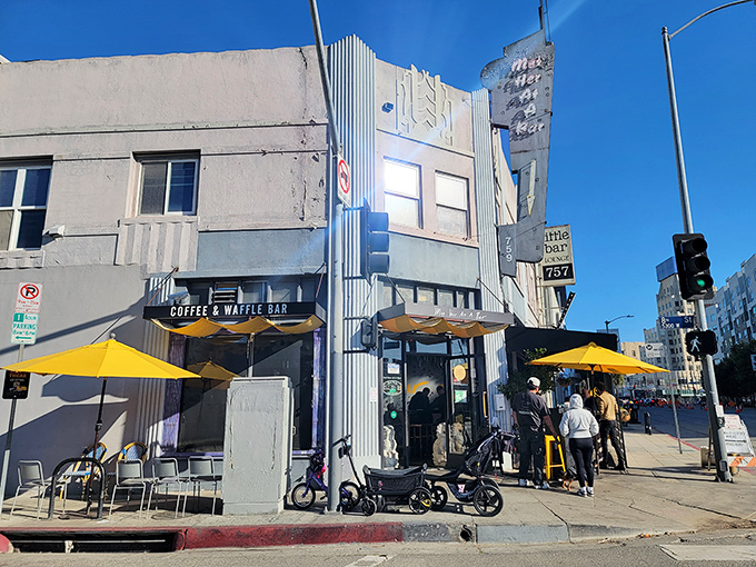 Street corner charm meets California cool at this spot where locals line up for legendary chicken.