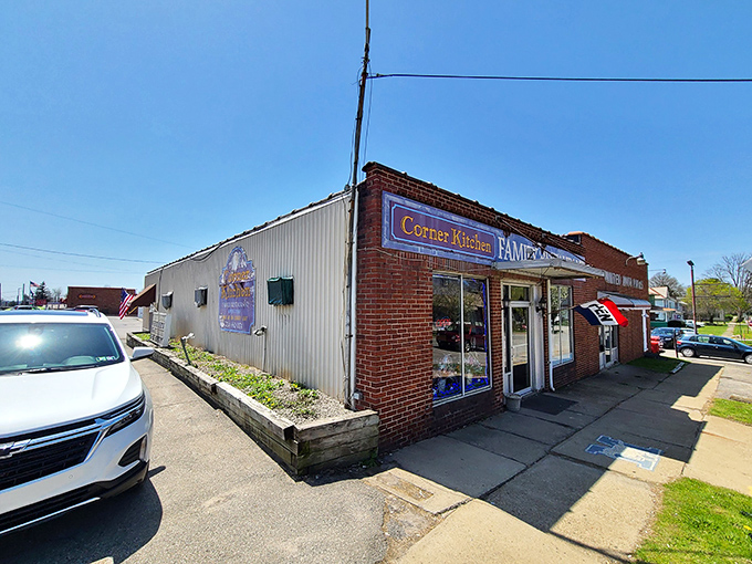 The unassuming brick exterior of Corner Kitchen in Mercer might not scream "culinary destination," but locals know better&mdash;this modest storefront houses Pennsylvania comfort food treasures worth the drive.