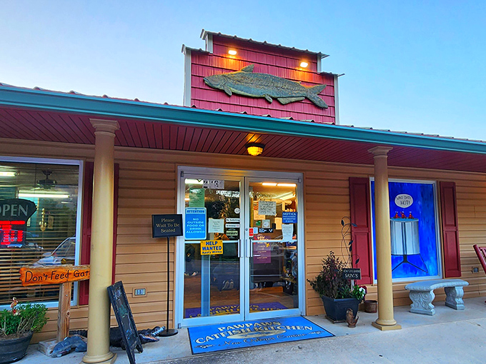 That catfish sign isn't just advertising &ndash; it's making a promise your taste buds will thank you for keeping.