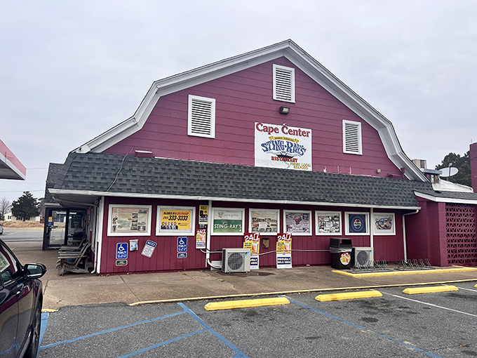 The red barn that launched a thousand seafood pilgrimages. Like a flamingo in a field of crows, Sting-Ray's demands your attention&mdash;and your appetite.